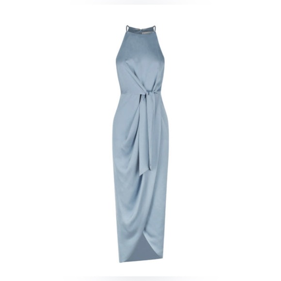Shona Joy | Dresses | Shona Joy Tie Front Sleeveless Midi Dress Nwt In ...